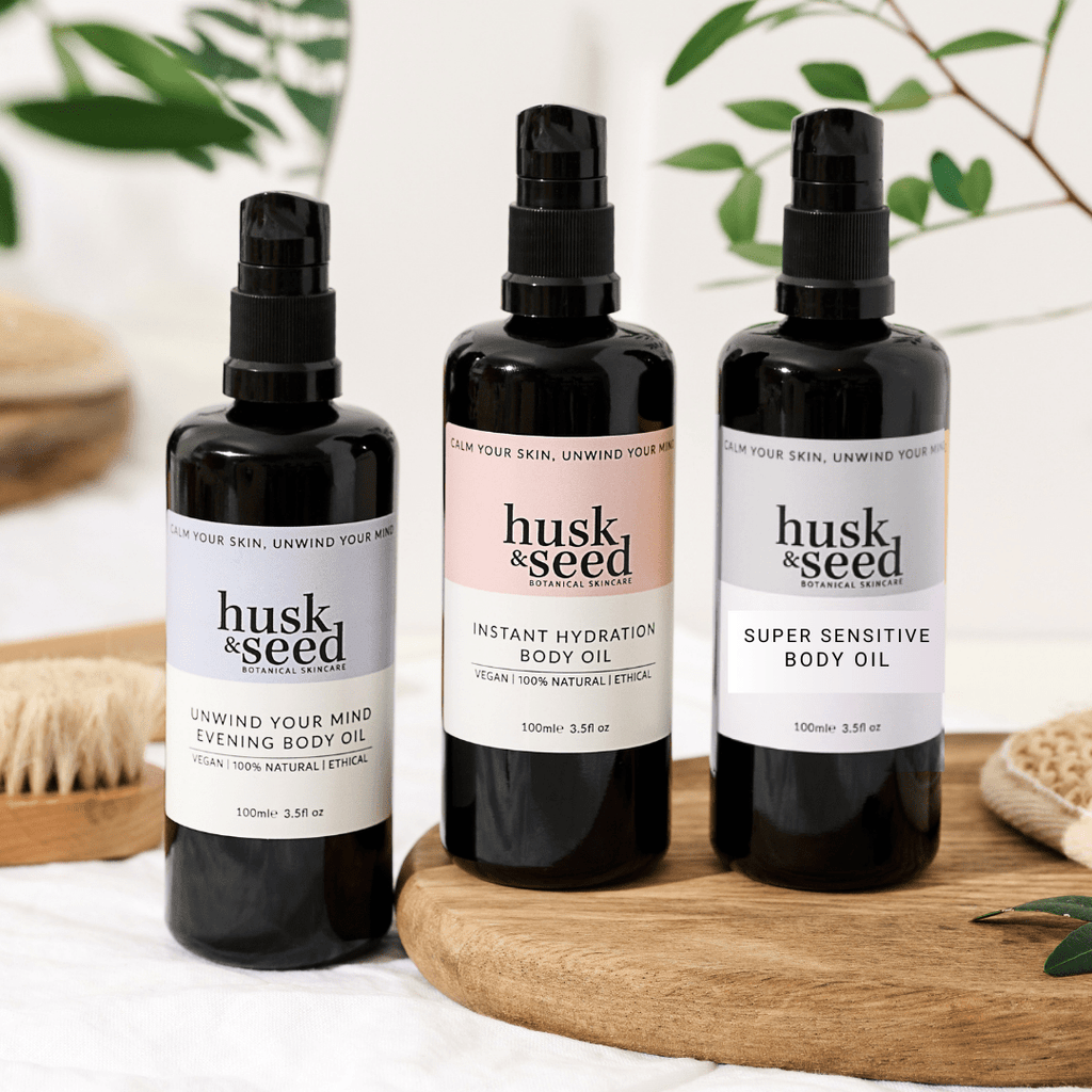 Aromatherapy Body Oils | Handcrafted in UK | 100% Natural – Husk & Seed