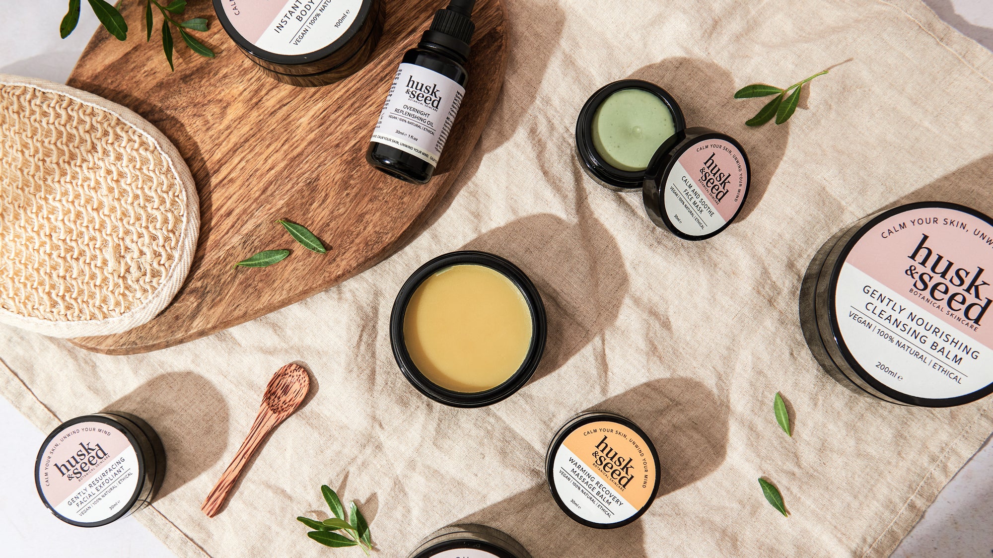 Husk & Seed Skincare | 100% Natural Botanical Skincare Products UK