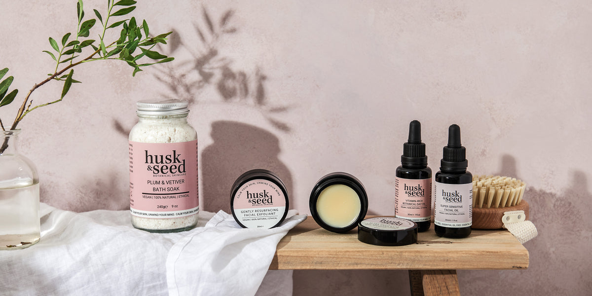 Husk & Seed Skincare | 100% Natural Botanical Skincare Products UK