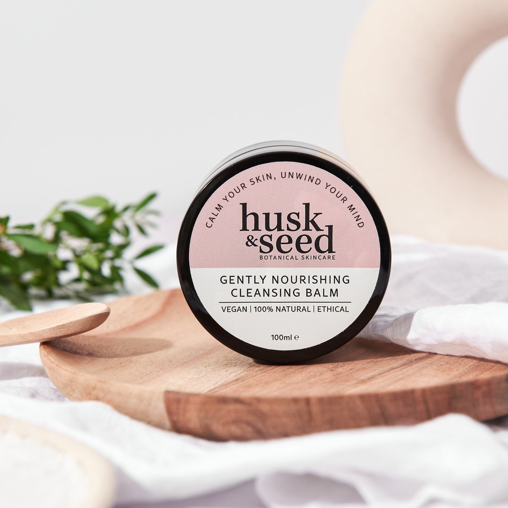 Gently Nourishing Cleansing Balm | Husk & Seed Skincare