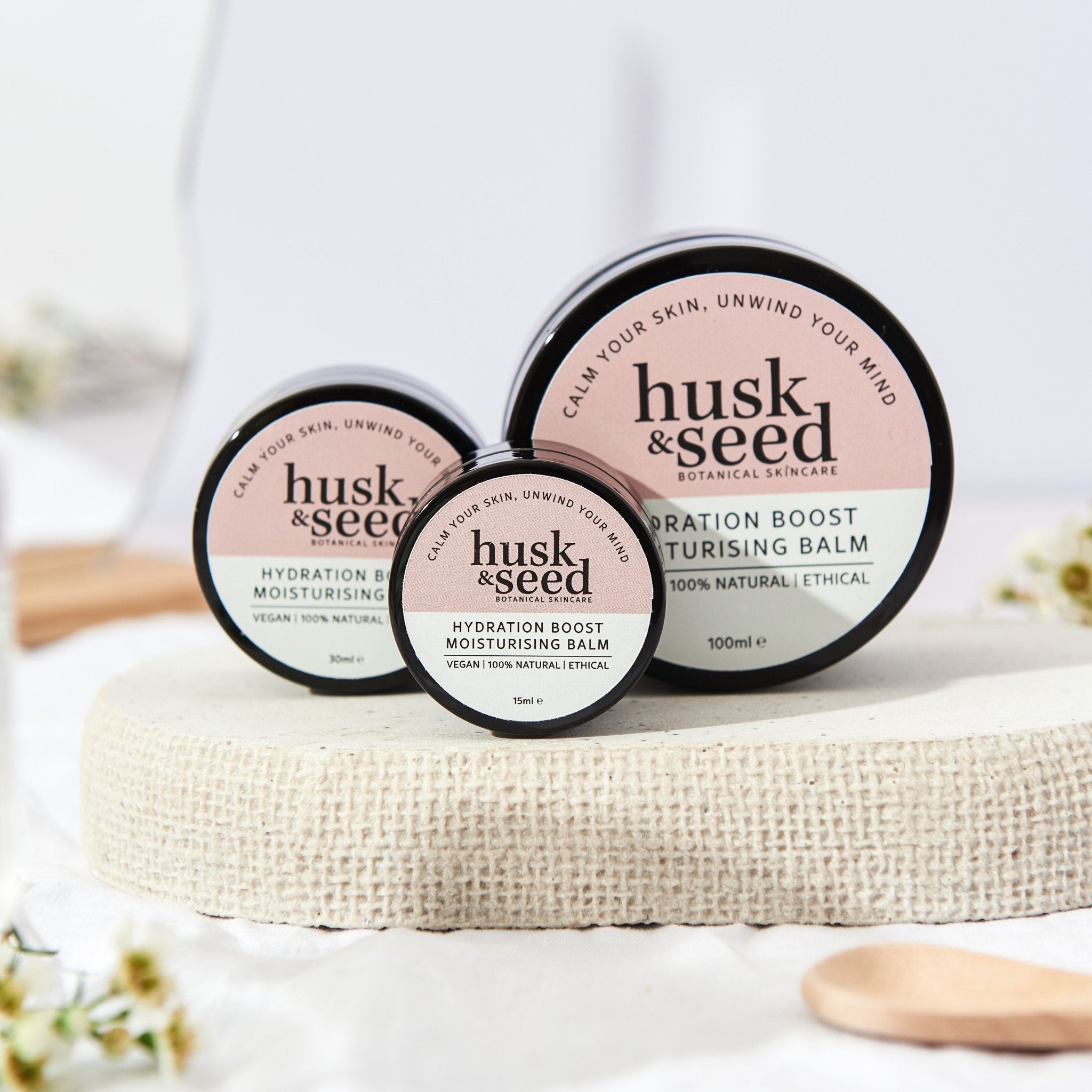 Hydration Boost Moisturising Balm (Natural) - Husk & Seed