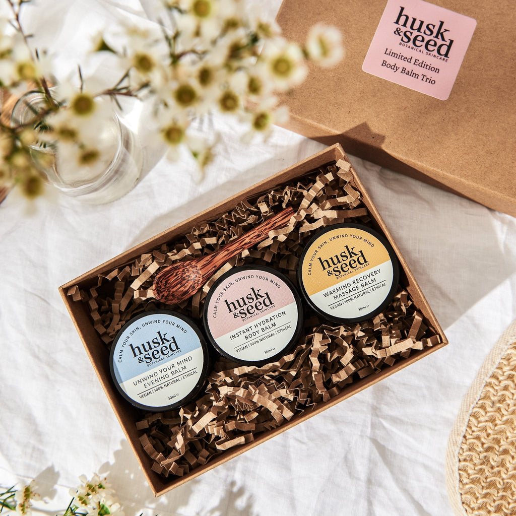 Limited Edition Body Trio Gift Set – Husk & Seed